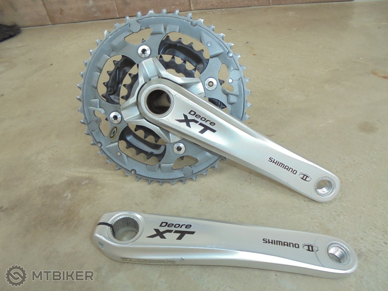 Shimano Deore LX M560+originalne pedale - Kľuky s trojprevodníkom ...