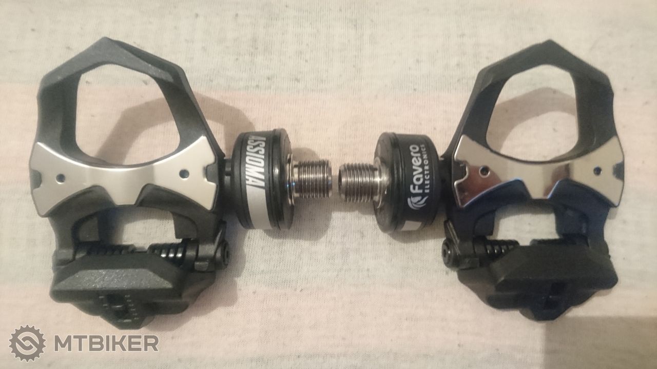 Pedále s wattmetrom. Favero Assioma DUO - Wattmetre / merače výkonu ...