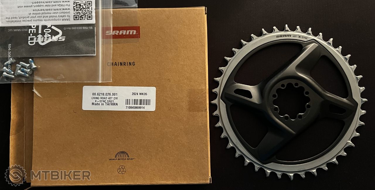 Sram X-Sync Road Direct Mount prevodník, 40T, grey - Prevodníky ...