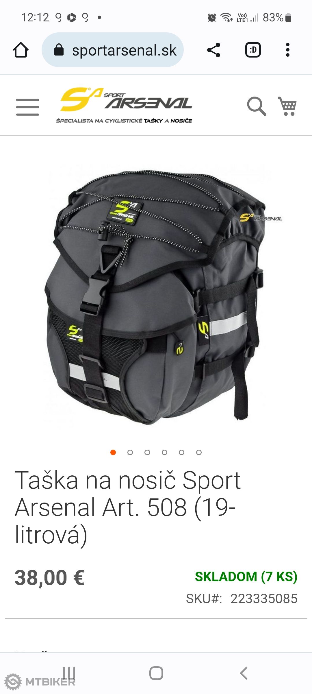 Predny nosic + tasky - Košíky a nosiče na bicykel - MTBIKER bazár